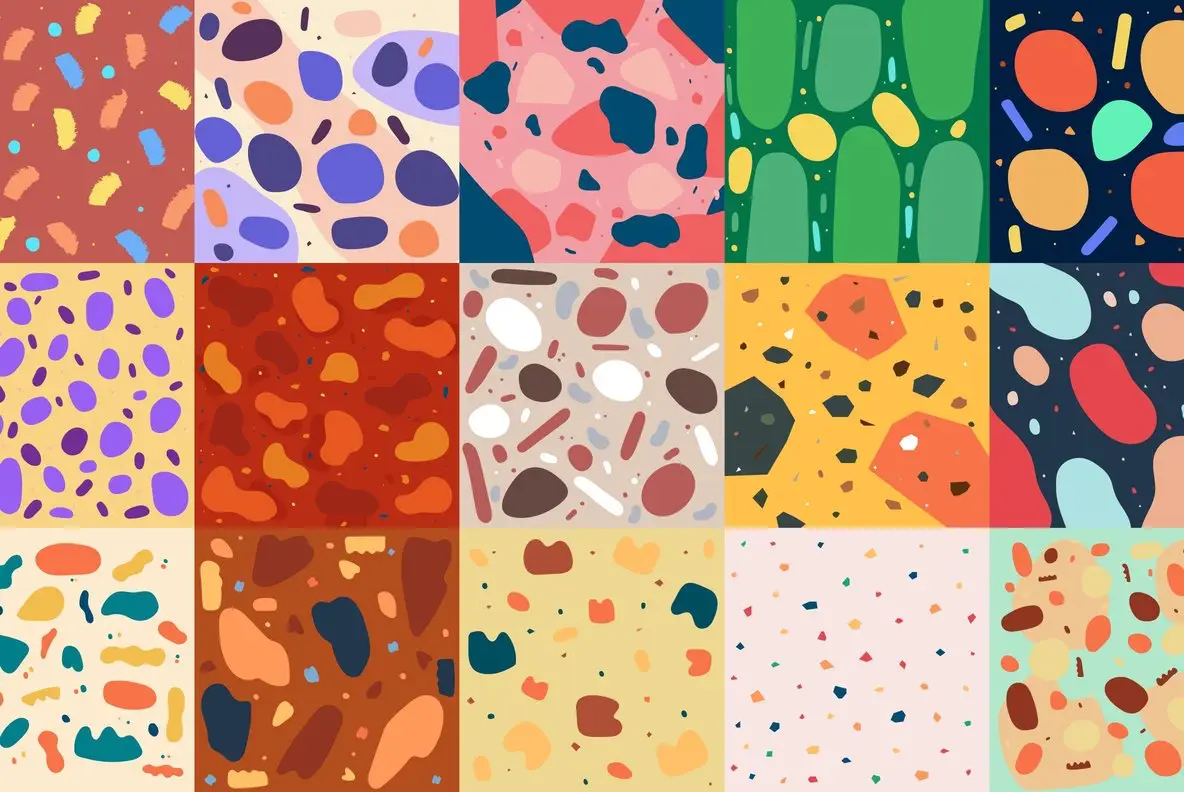 Painted Patterns Graphics - YouWorkForThem