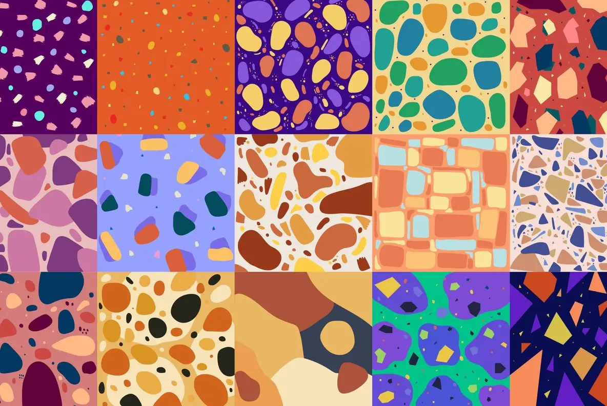 Painted Patterns Graphics - YouWorkForThem