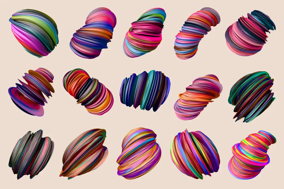 Spin – Dynamic 3D Shapes Graphics - YouWorkForThem