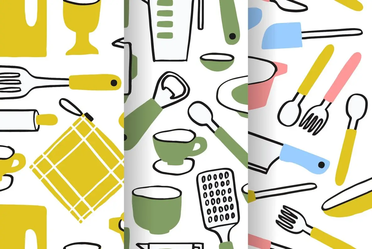 Kitchenware Graphics and Patterns Graphics - YouWorkForThem