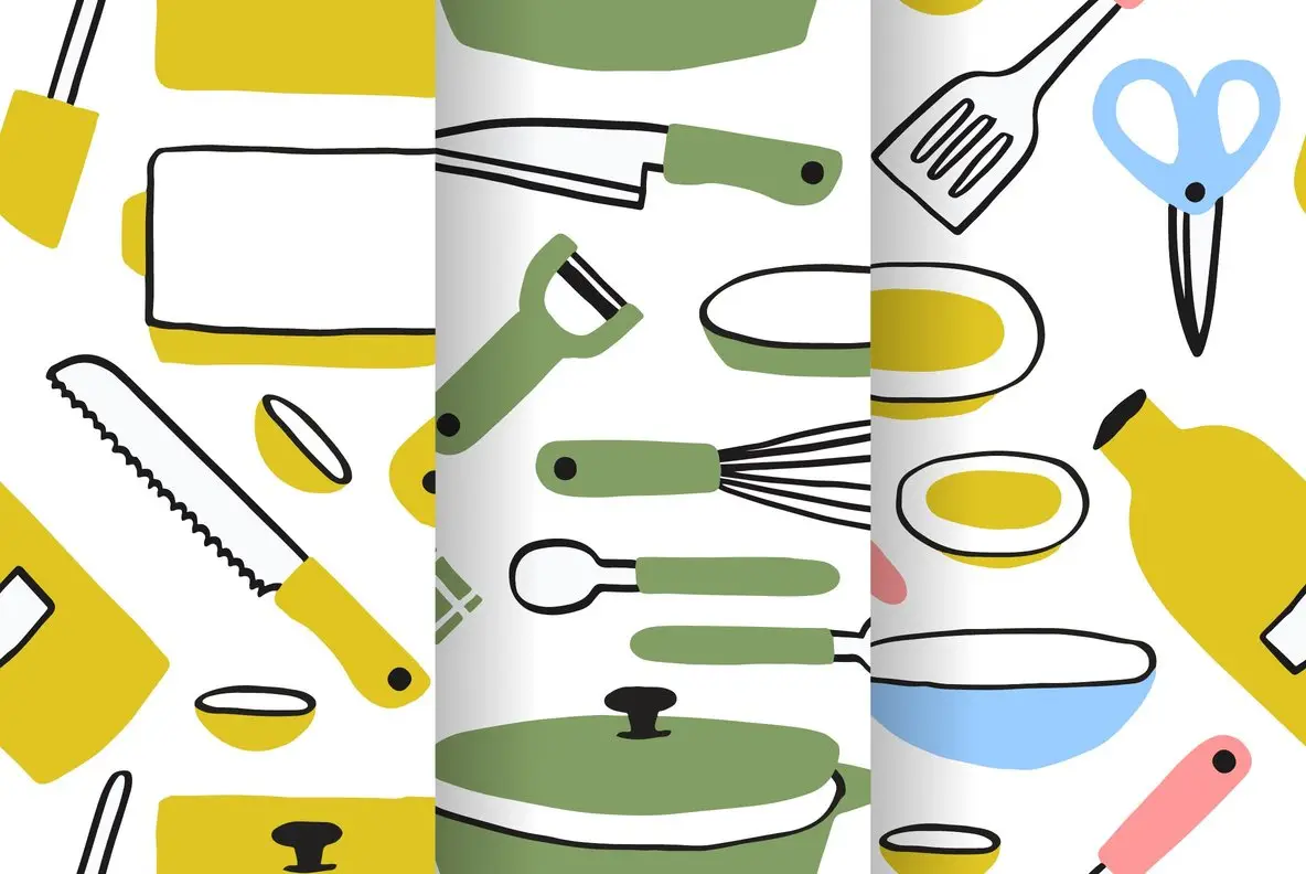 Kitchenware Graphics and Patterns Graphics - YouWorkForThem