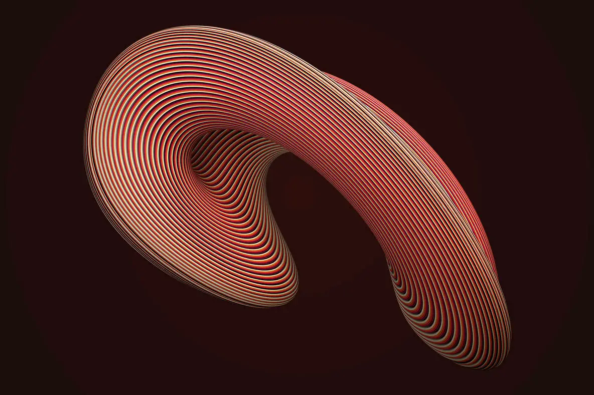 Coiled - Twisting 3D Shapes Graphics - YouWorkForThem