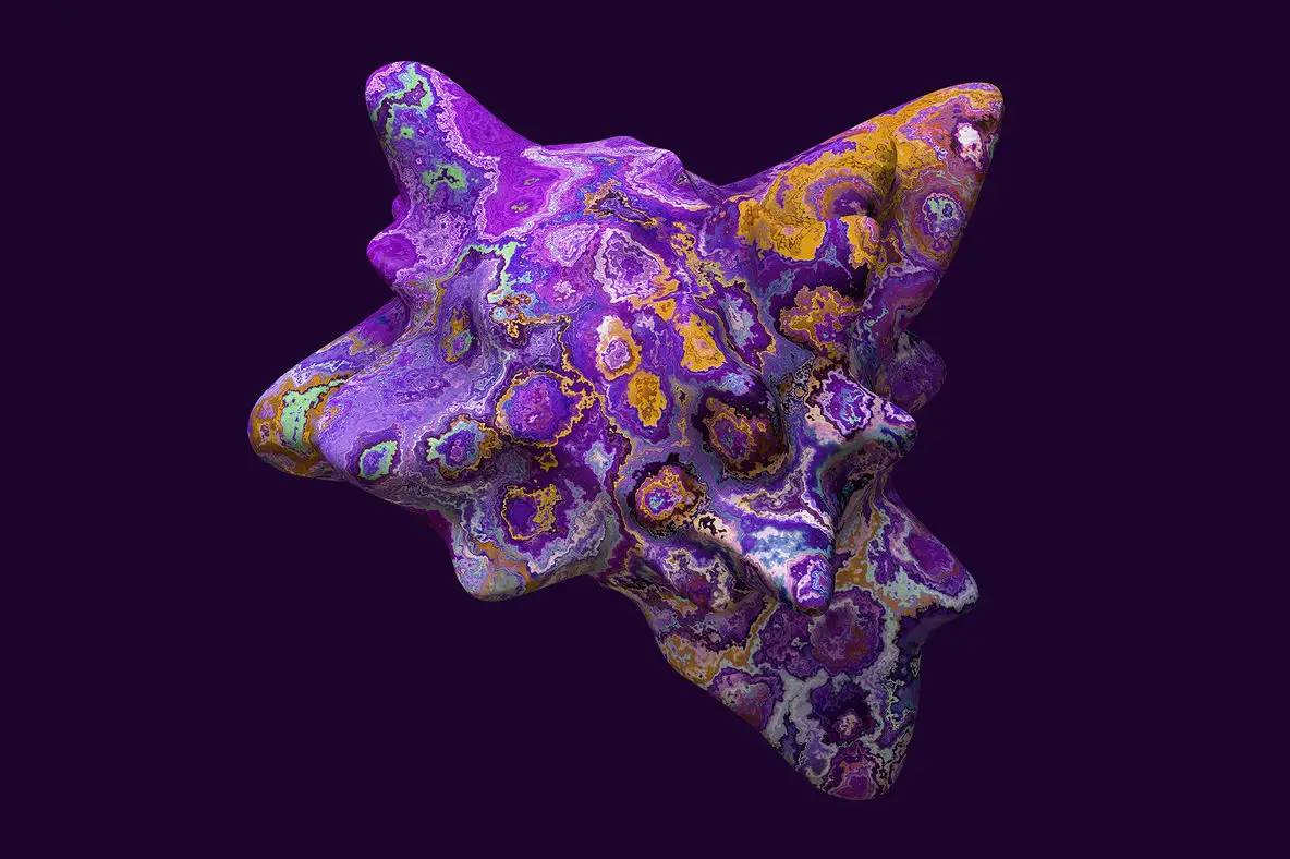 Color Forms - 20 Experimental Isolated Shapes Graphics - YouWorkForThem