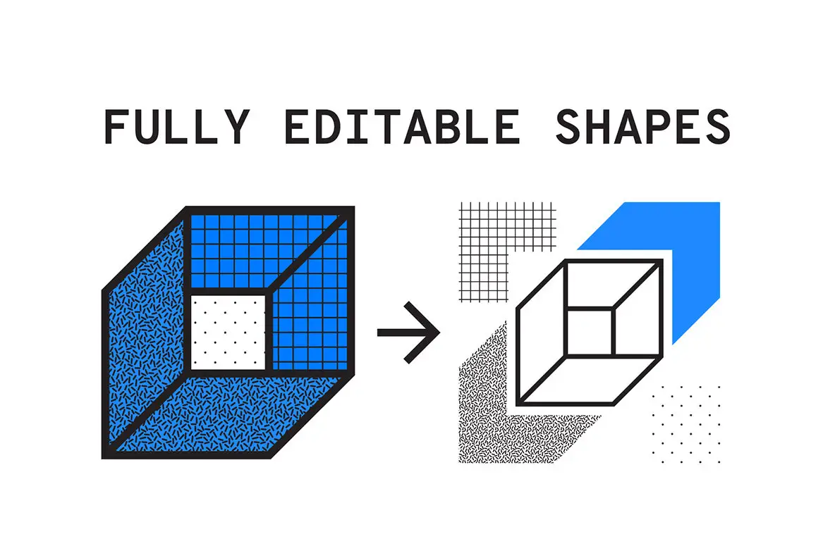 Geometric Design Shapes + Patterns Graphics - YouWorkForThem