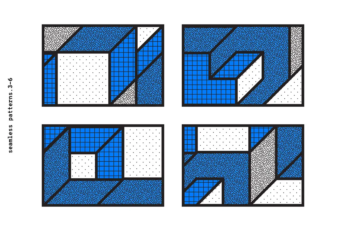 Geometric Design Shapes + Patterns Graphics - YouWorkForThem