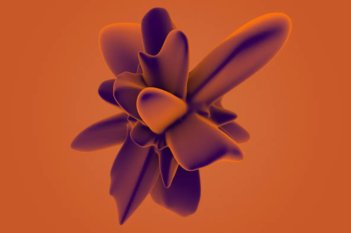 Amorphous - 15 Experimental 3D Shapes Graphics - YouWorkForThem