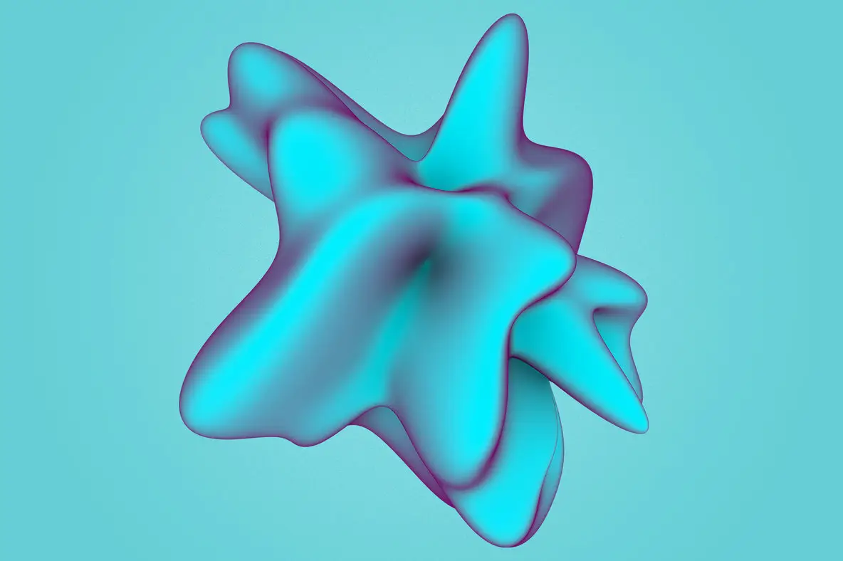 Amorphous - 15 Experimental 3D Shapes Abstract - YouWorkForThem