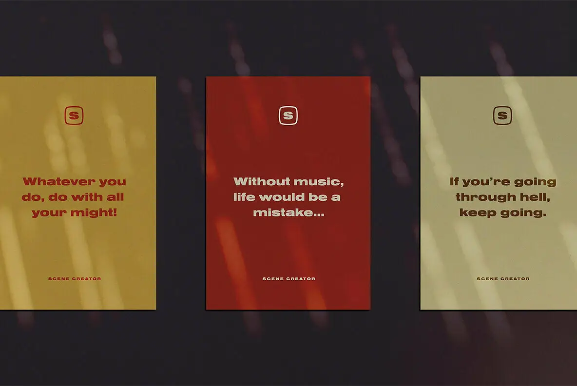 Sunray Stationery Shadow Mockups Mockups - YouWorkForThem