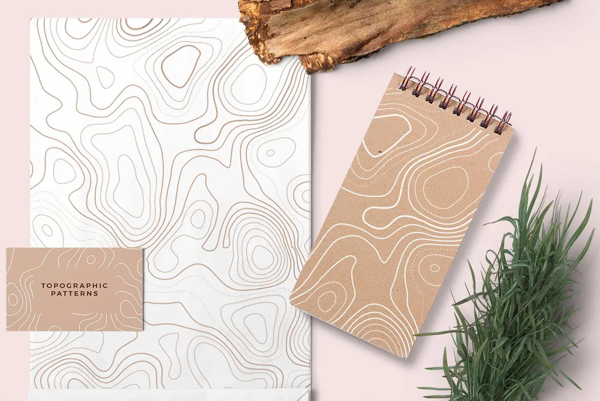 Topographic Maps Patterns Graphics - YouWorkForThem