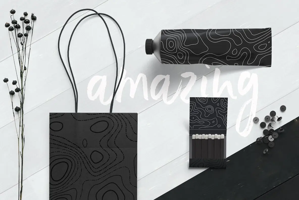 Topographic Maps Patterns Graphics - YouWorkForThem