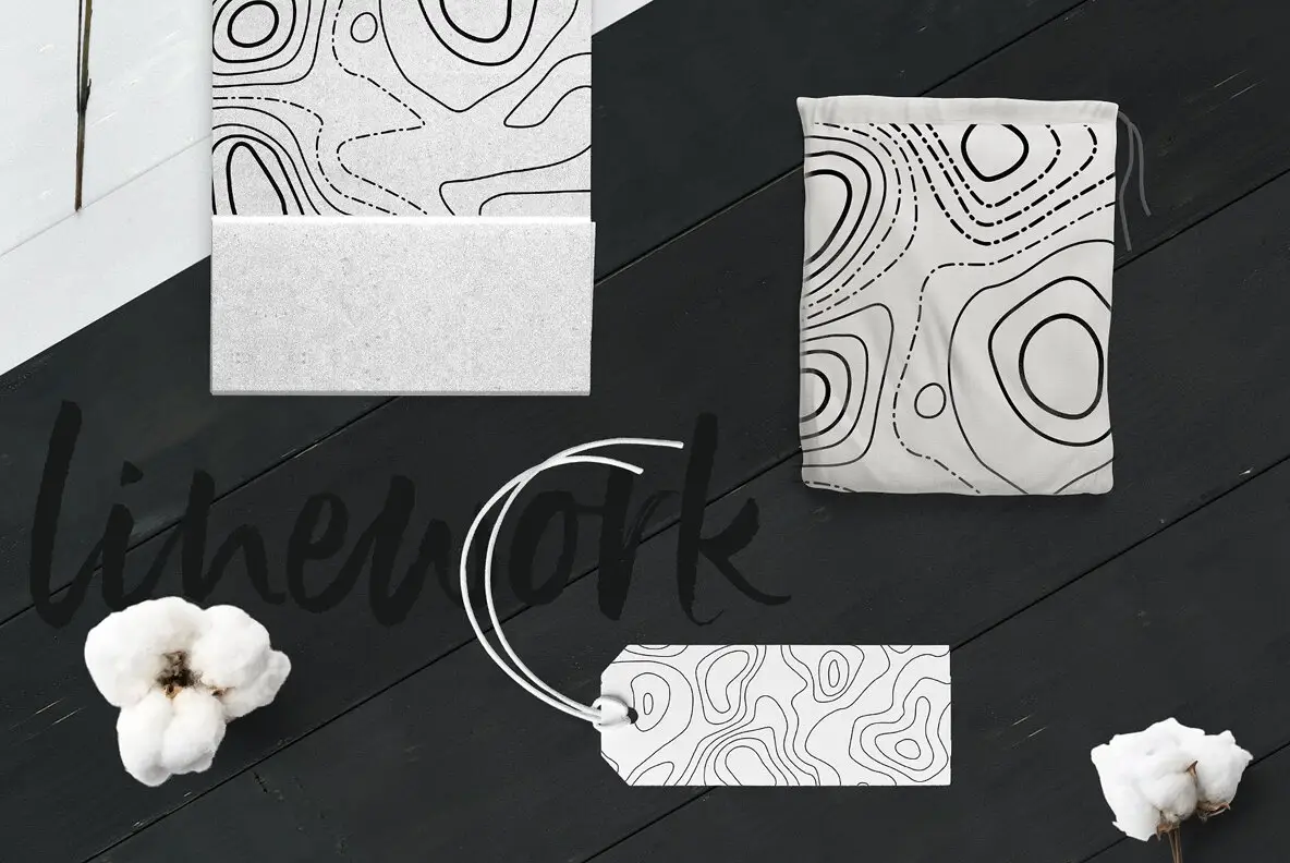 Topographic Maps Patterns Graphics - YouWorkForThem