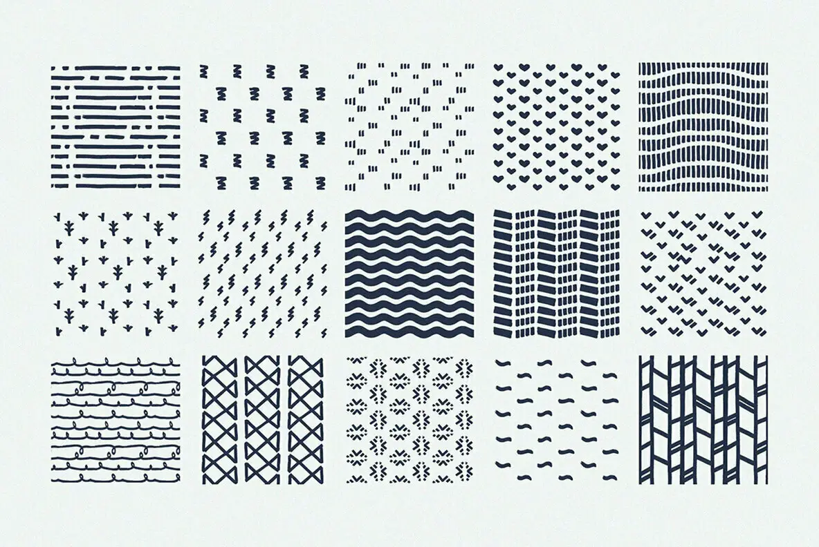 Procreate Patterns - Brushes Set - YouWorkForThem