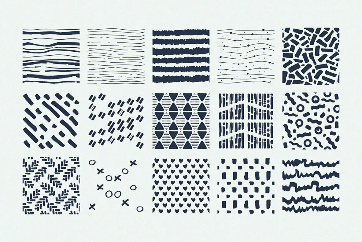 Procreate Patterns - Brushes Set - YouWorkForThem