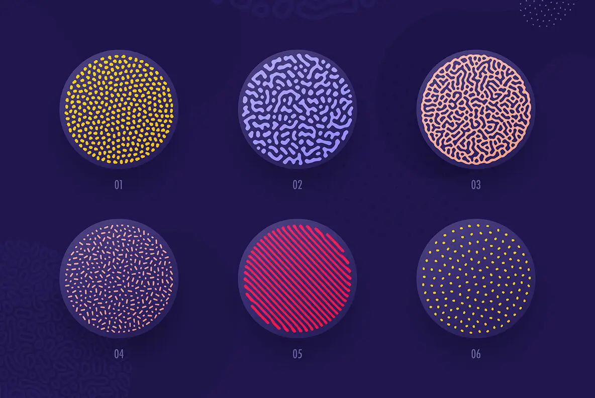 Organic Shapes – 100 Seamless Textures Graphics - YouWorkForThem