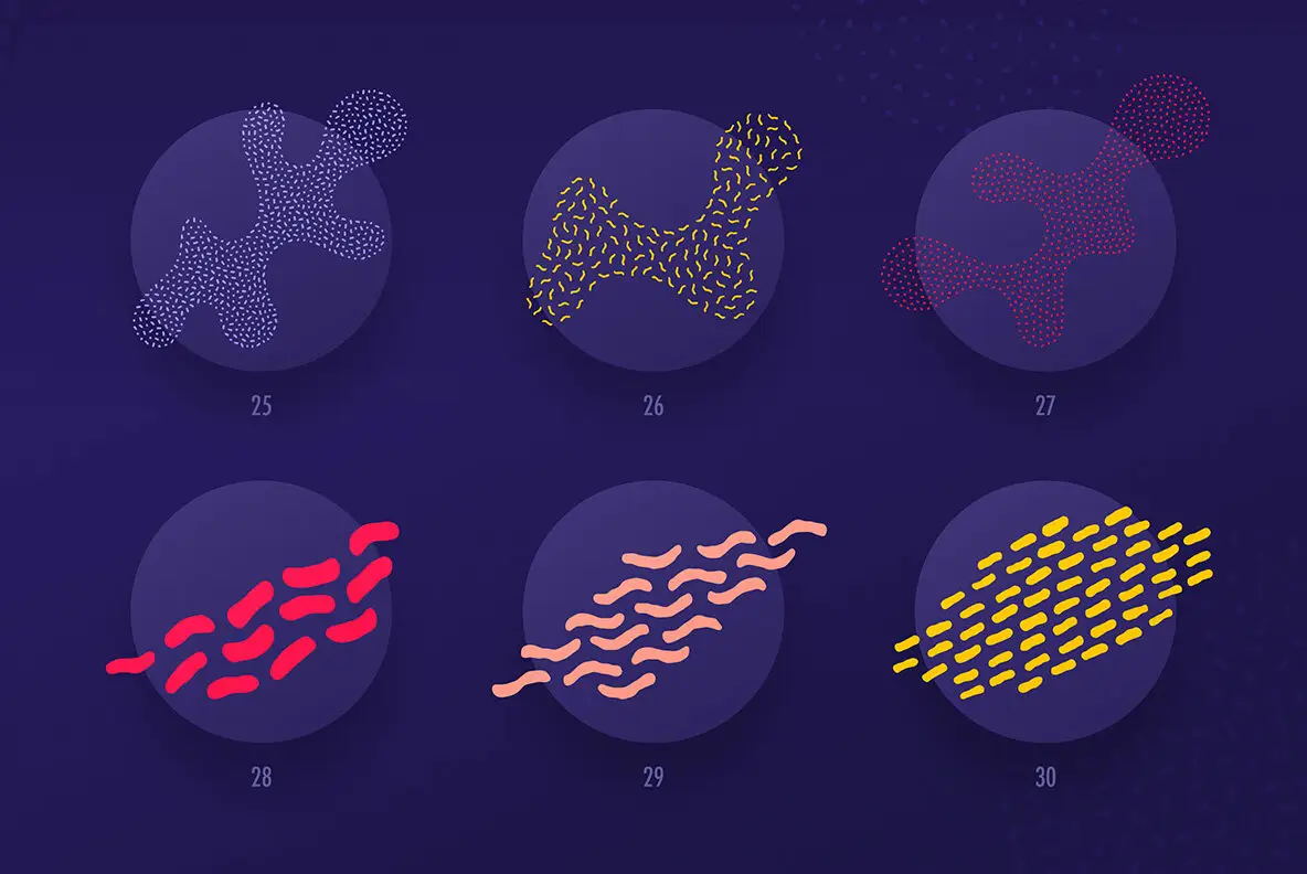 Organic Shapes – 100 Seamless Textures Graphics - YouWorkForThem