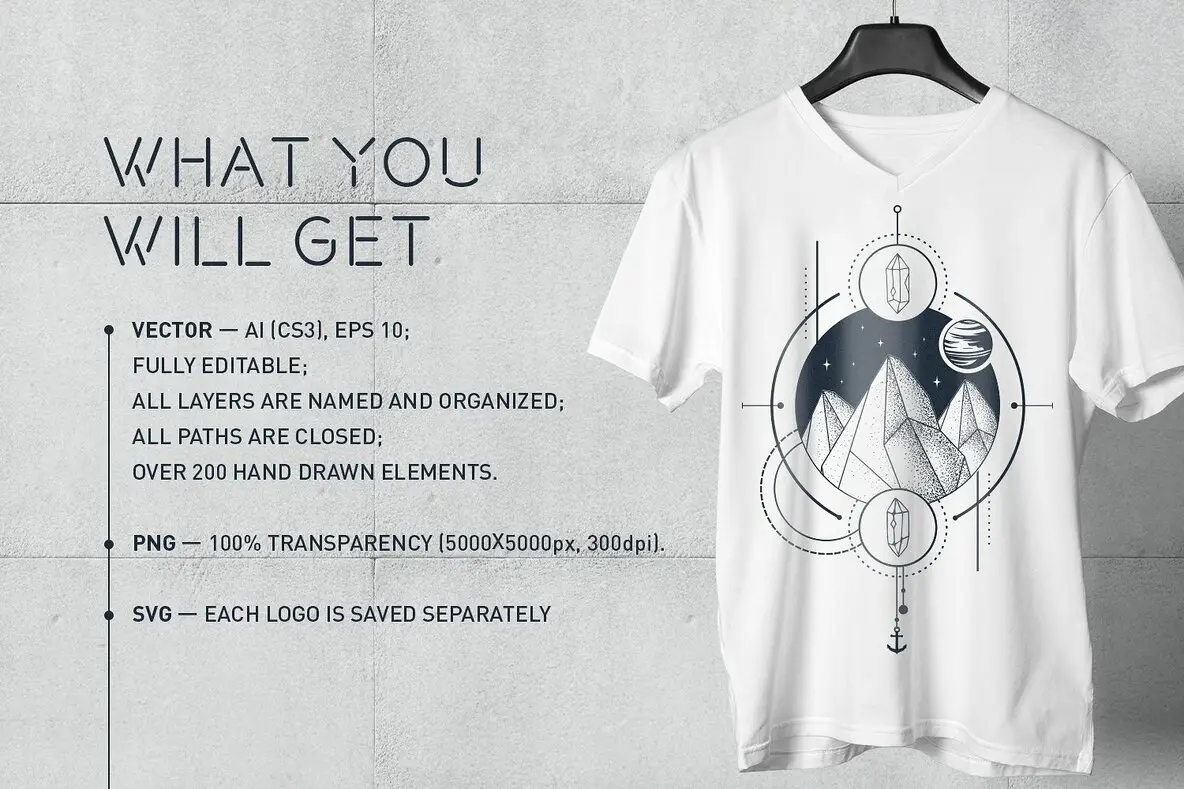 Geometric Nature Graphics - YouWorkForThem