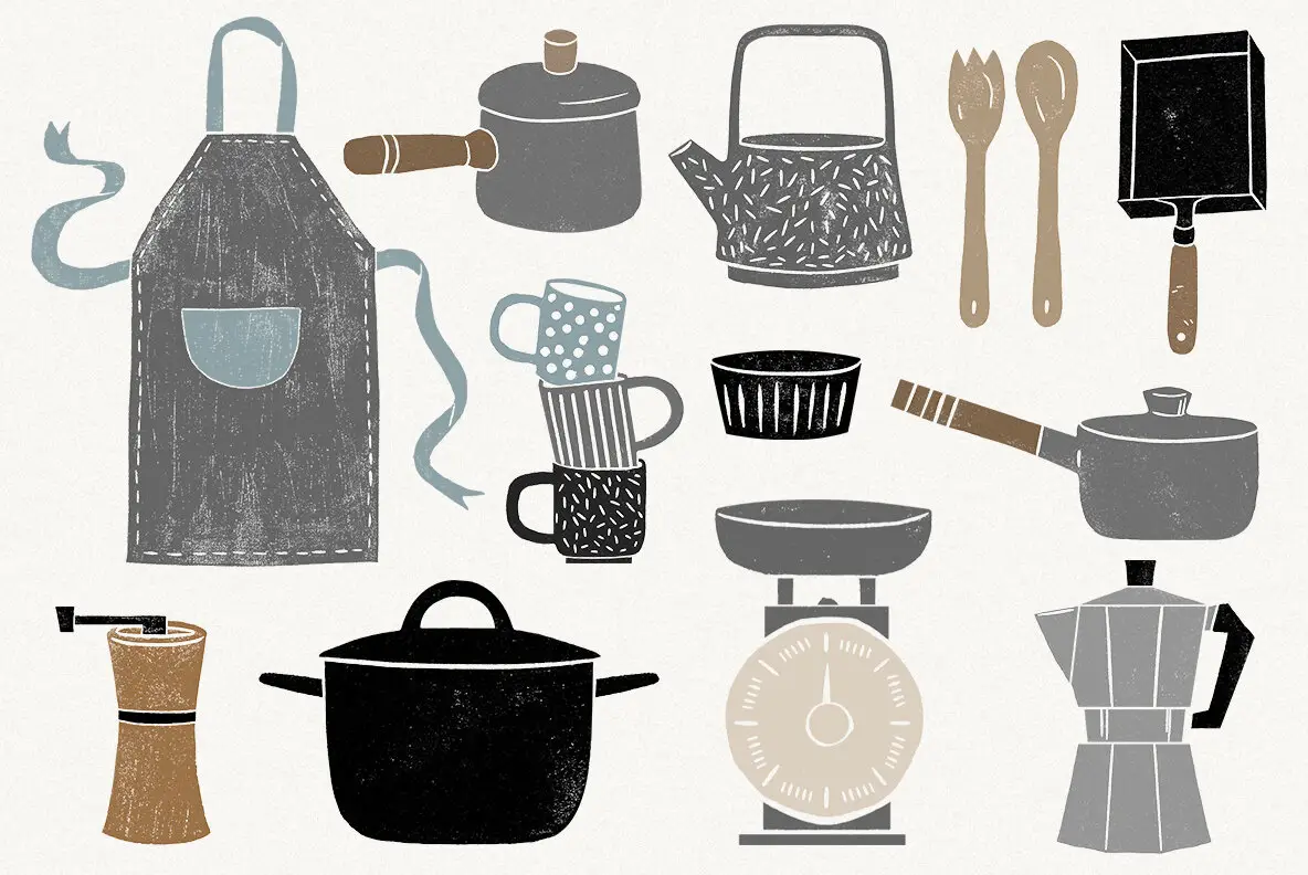 Kitchenware Graphics - YouWorkForThem