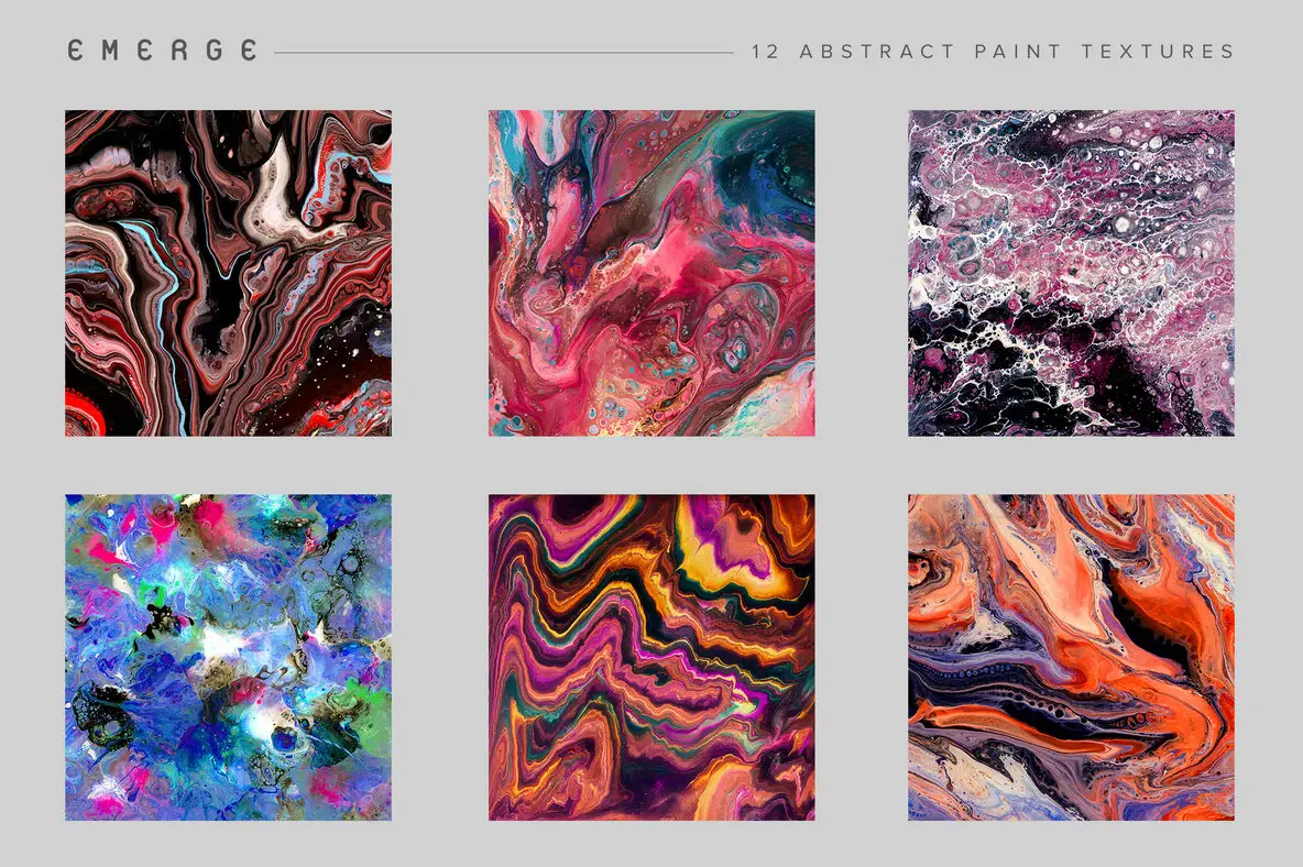 Emerge—Fluid Abstract Paintings Graphics - YouWorkForThem