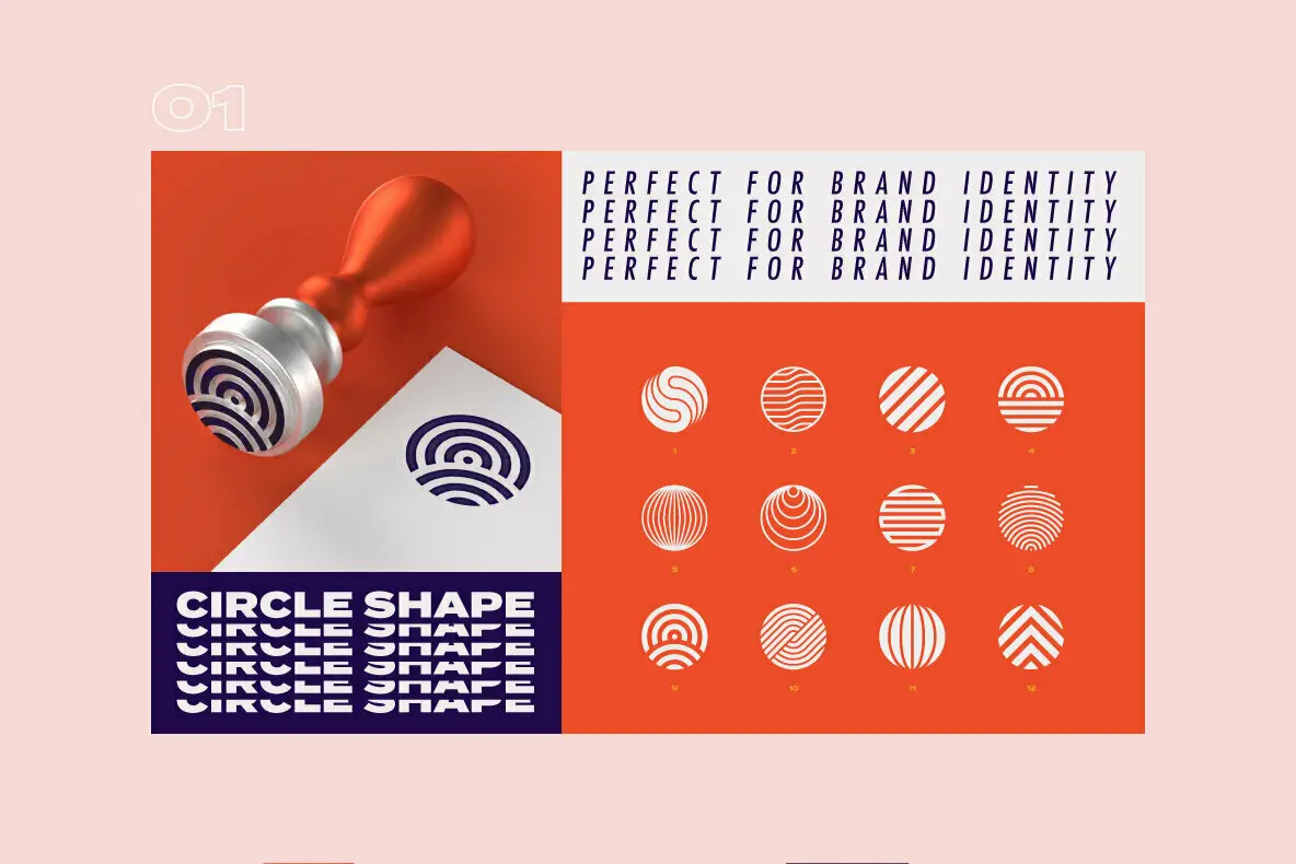 96 Geometric Shapes Logo Marks Collection VOL.2 Icons - YouWorkForThem