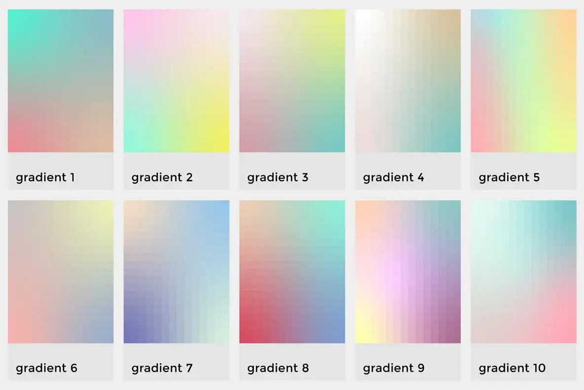 Gradient Blocks Graphics - YouWorkForThem
