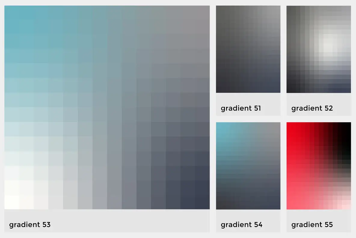 Gradient Blocks Graphics - YouWorkForThem