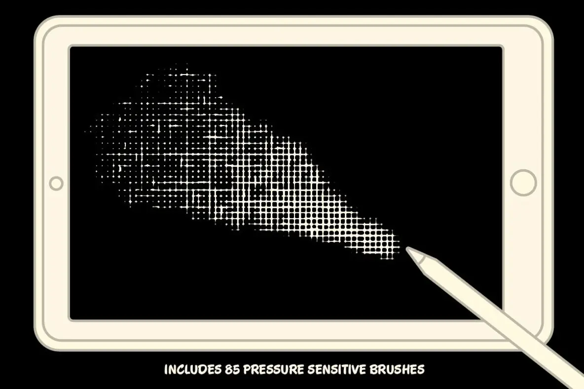 TransferTone - Dry Transfer Patterns for Procreate - YouWorkForThem