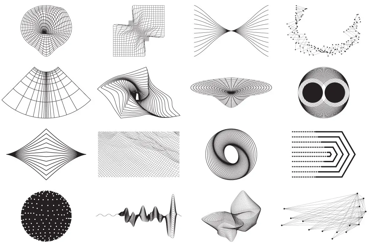 80 Vector Abstract Shapes Vol.1 Graphics - YouWorkForThem