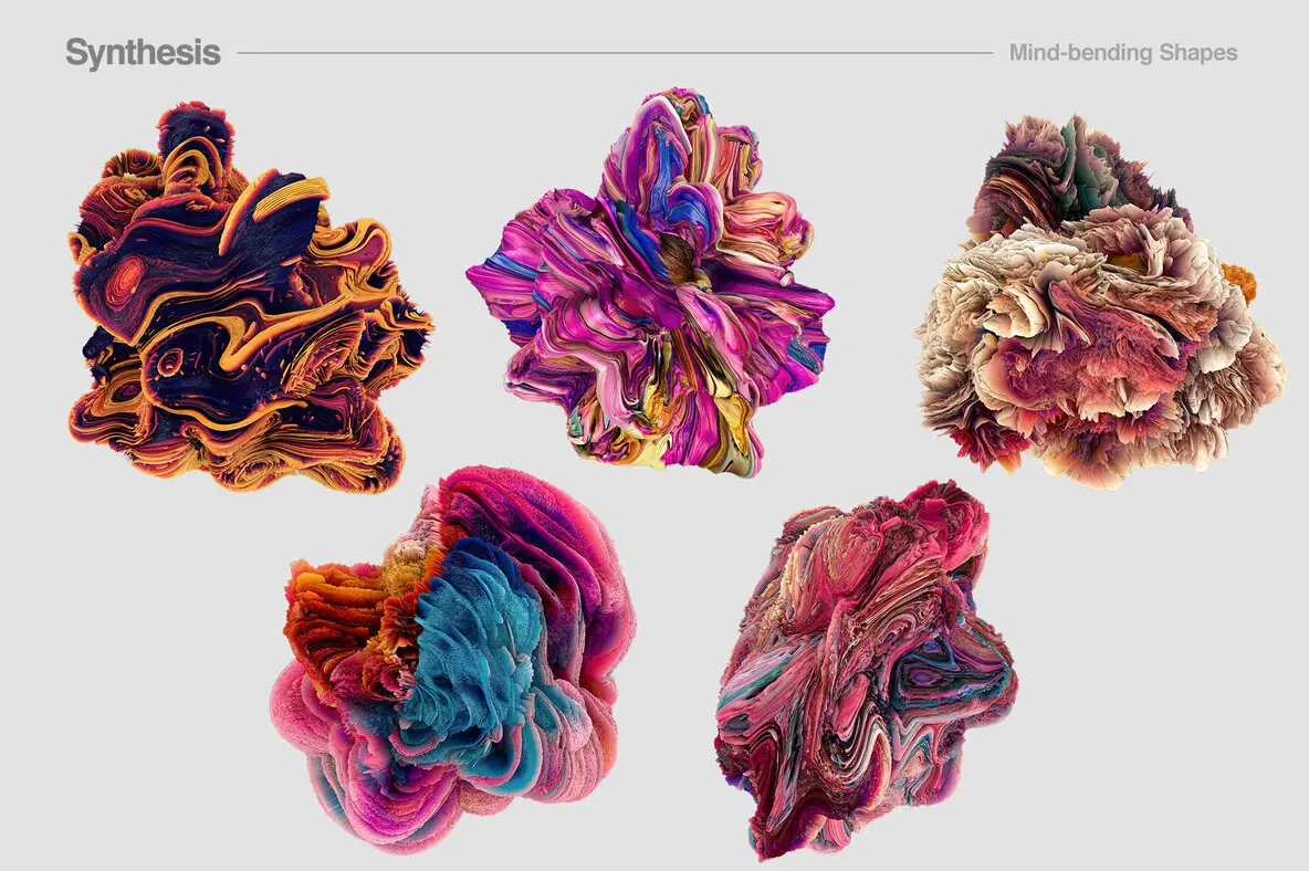 Synthesis – Mind-bending Shapes Graphics - YouWorkForThem