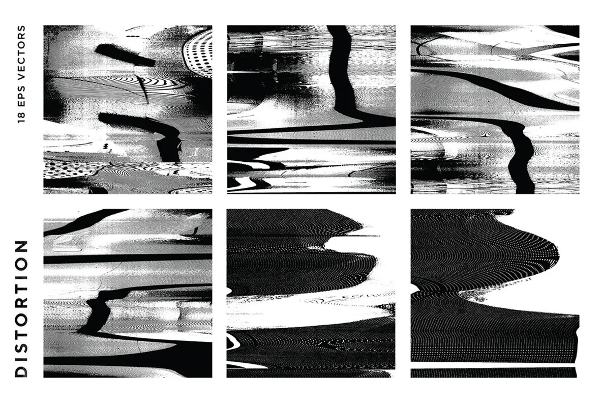 Distortion EPS Vectors Graphics - YouWorkForThem