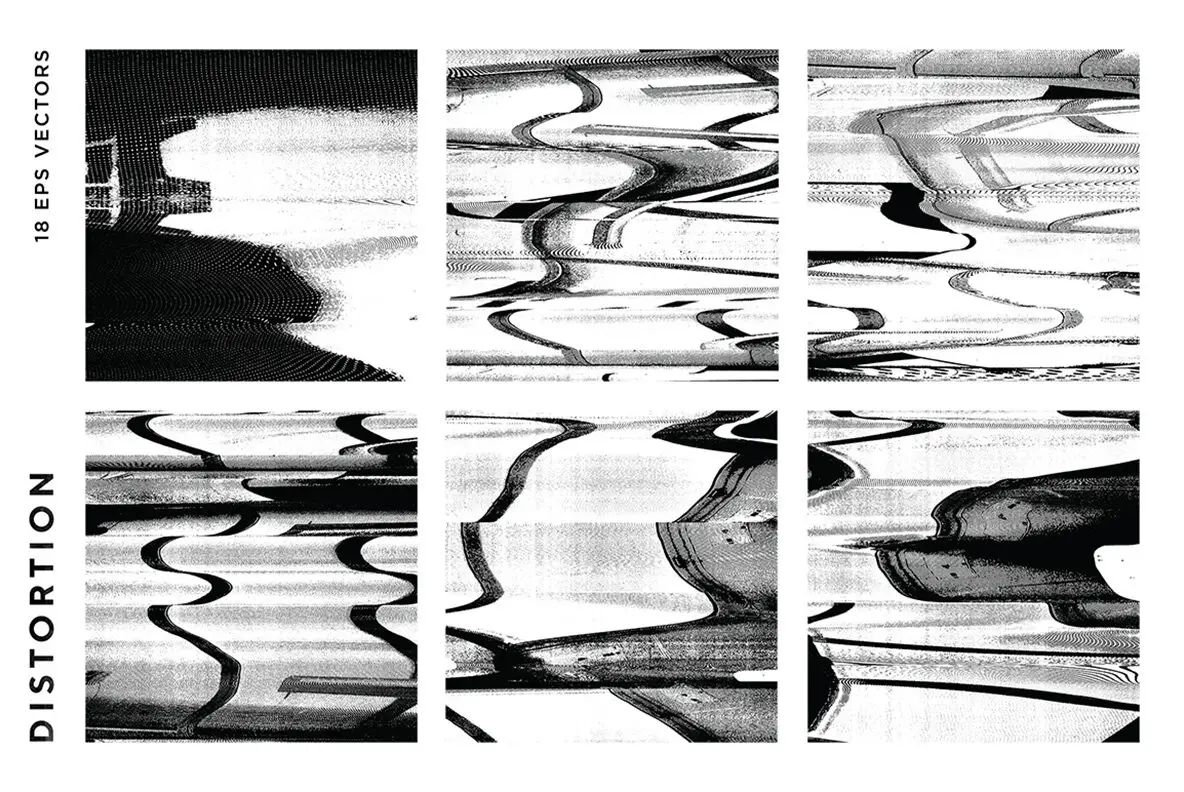 Distortion EPS Vectors Graphics - YouWorkForThem
