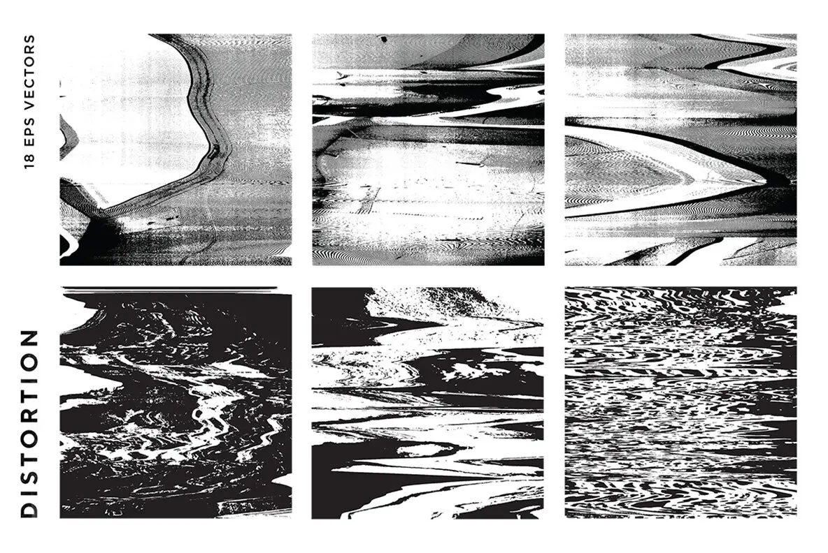 Distortion EPS Vectors Graphics - YouWorkForThem