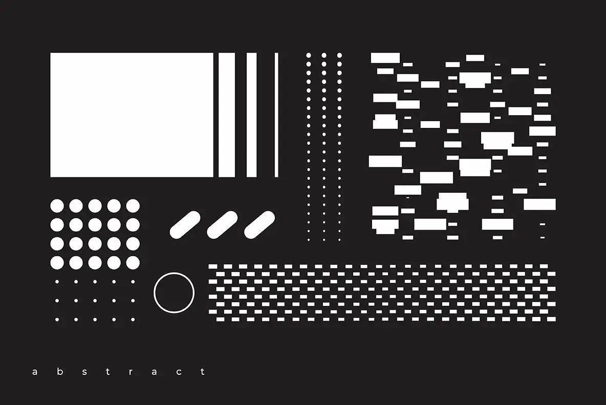 Abstract 100 Universal Vector Objects Graphics - YouWorkForThem