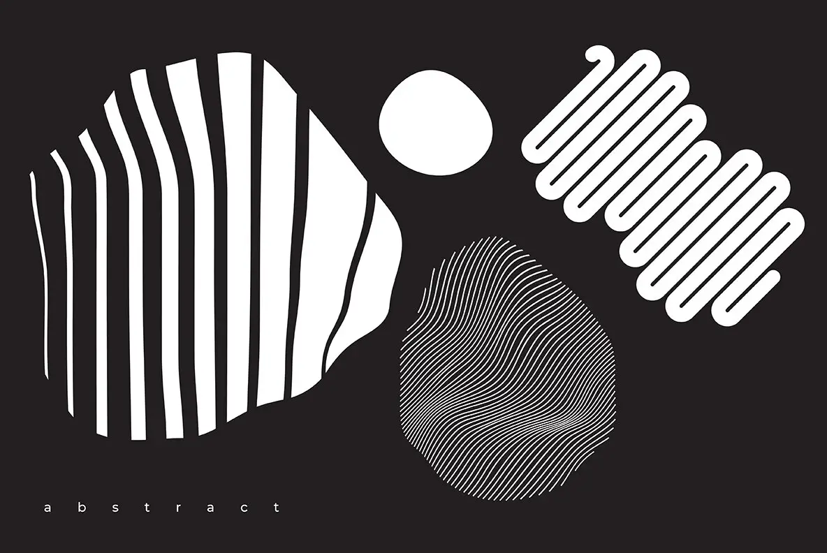 Abstract 100 Universal Vector Objects Graphics - YouWorkForThem