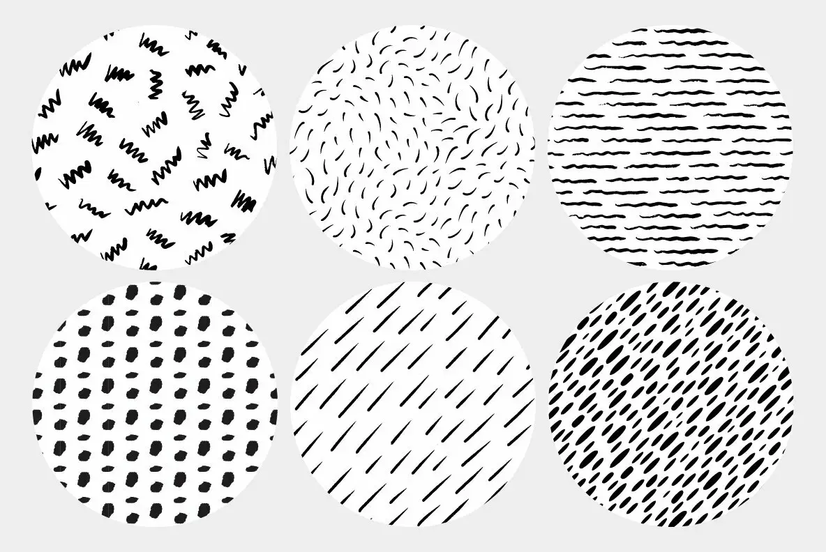 Brushstroke Patterns Graphics - YouWorkForThem