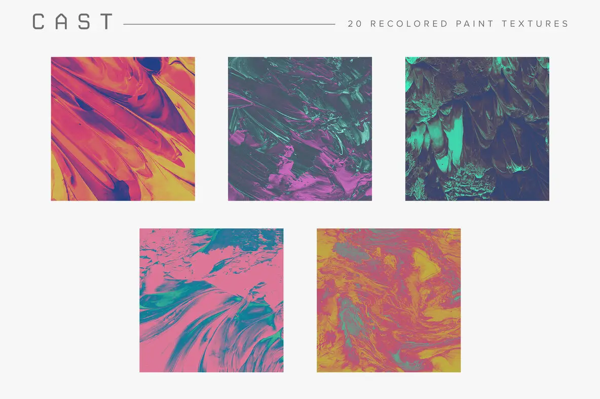 Cast – Recolored Paint Textures Graphics - YouWorkForThem