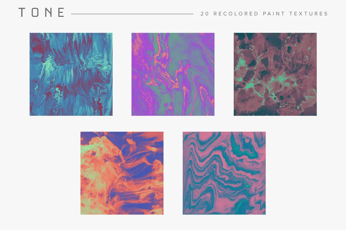 Tone – Recolored Paint Textures Graphics - YouWorkForThem