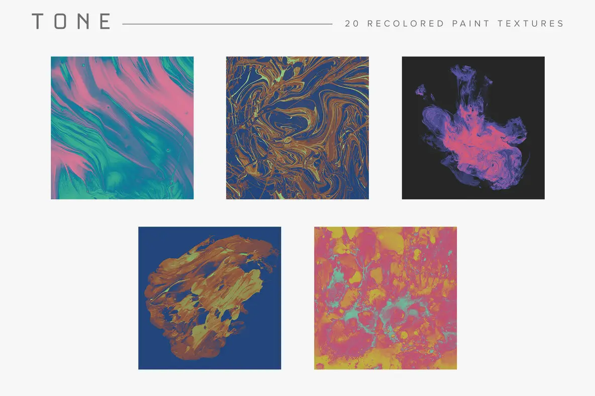 Tone – Recolored Paint Textures Graphics - YouWorkForThem