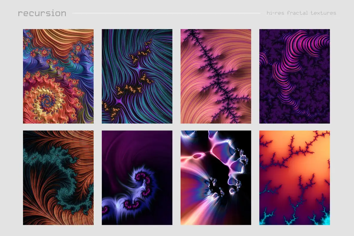 Recursion – Hi-res Fractal Textures Graphics - YouWorkForThem