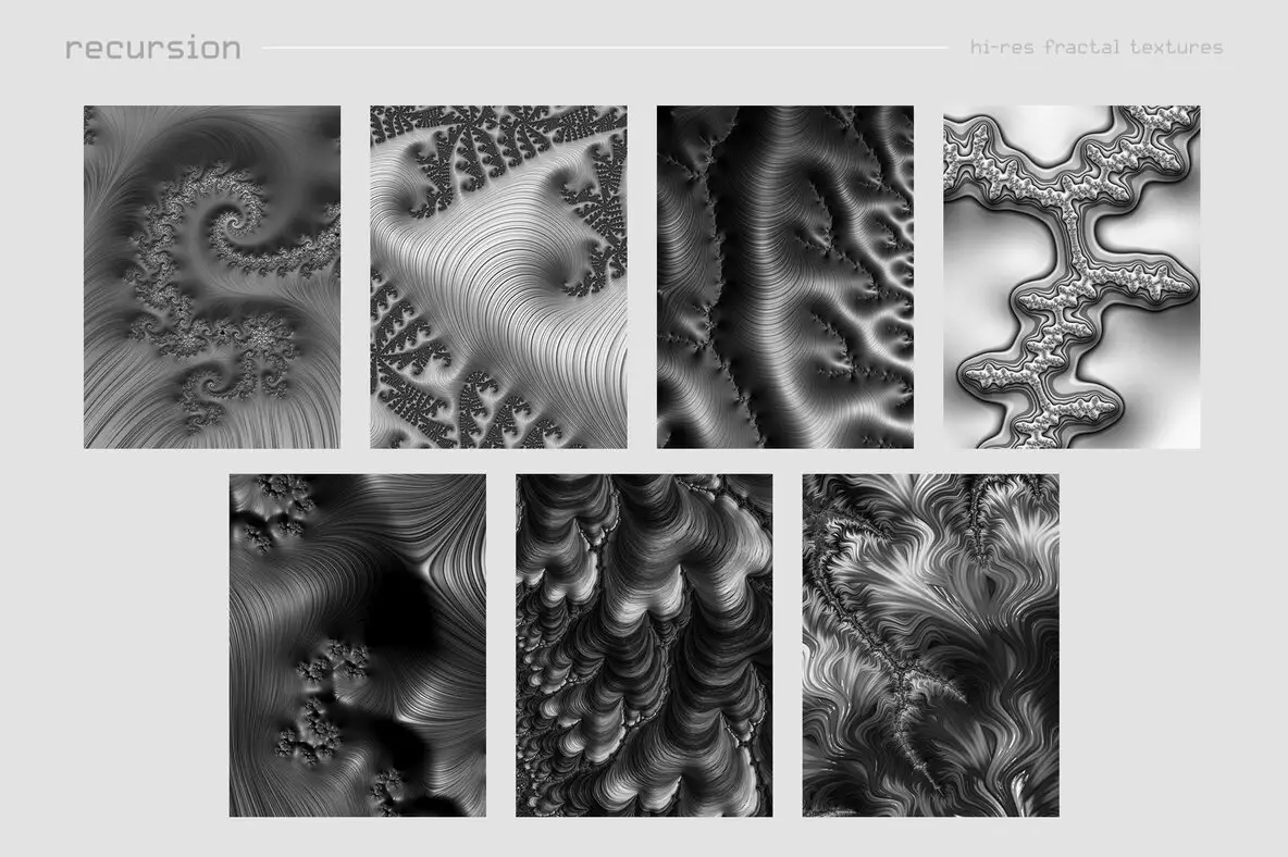 Recursion – Hi-res Fractal Textures Graphics - YouWorkForThem