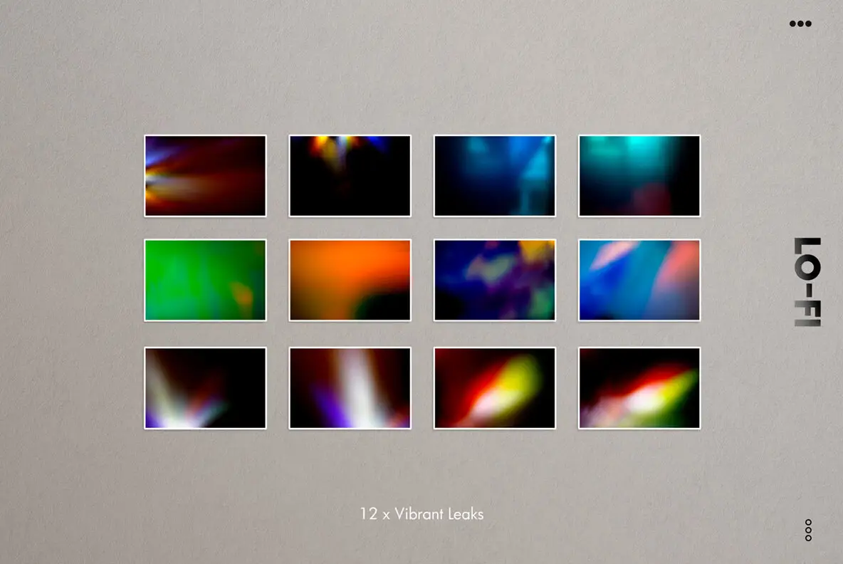 LO-FI - Over 90 Real Analog Light Leaks Overlays Graphics - YouWorkForThem