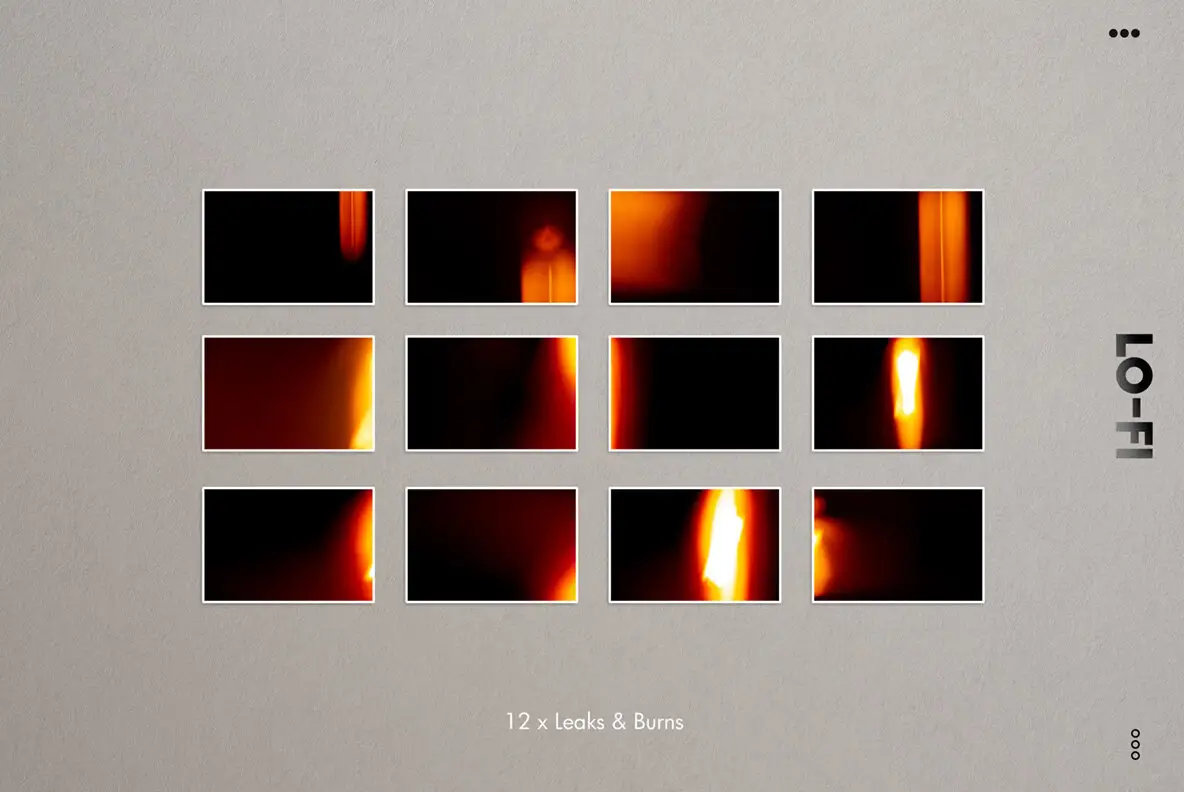 LO-FI - Over 90 Real Analog Light Leaks Overlays Graphics - YouWorkForThem