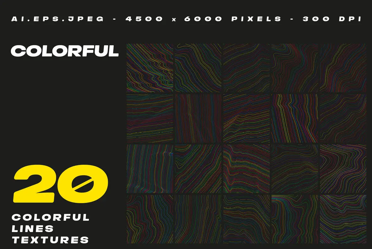 Colorful Lines Graphics - YouWorkForThem