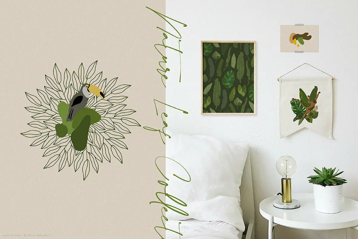 Nature Leaf Collection Graphics - YouWorkForThem