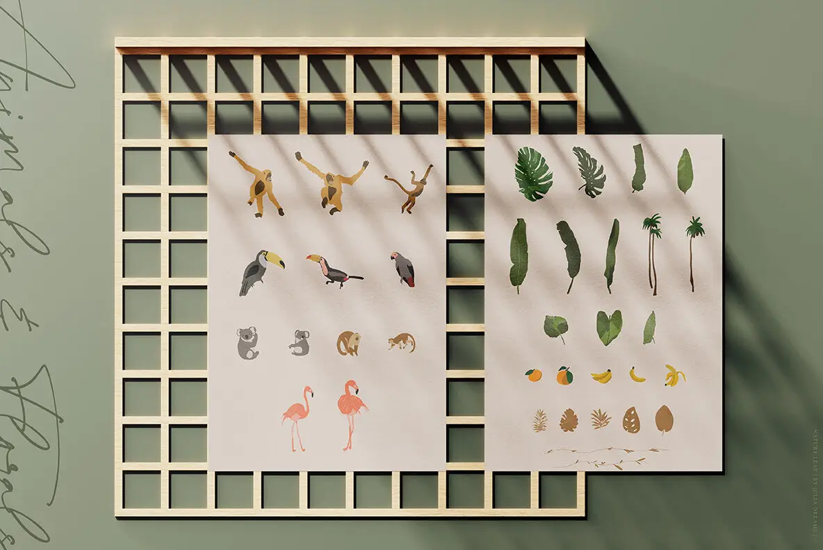 Nature Leaf Collection Graphics - YouWorkForThem