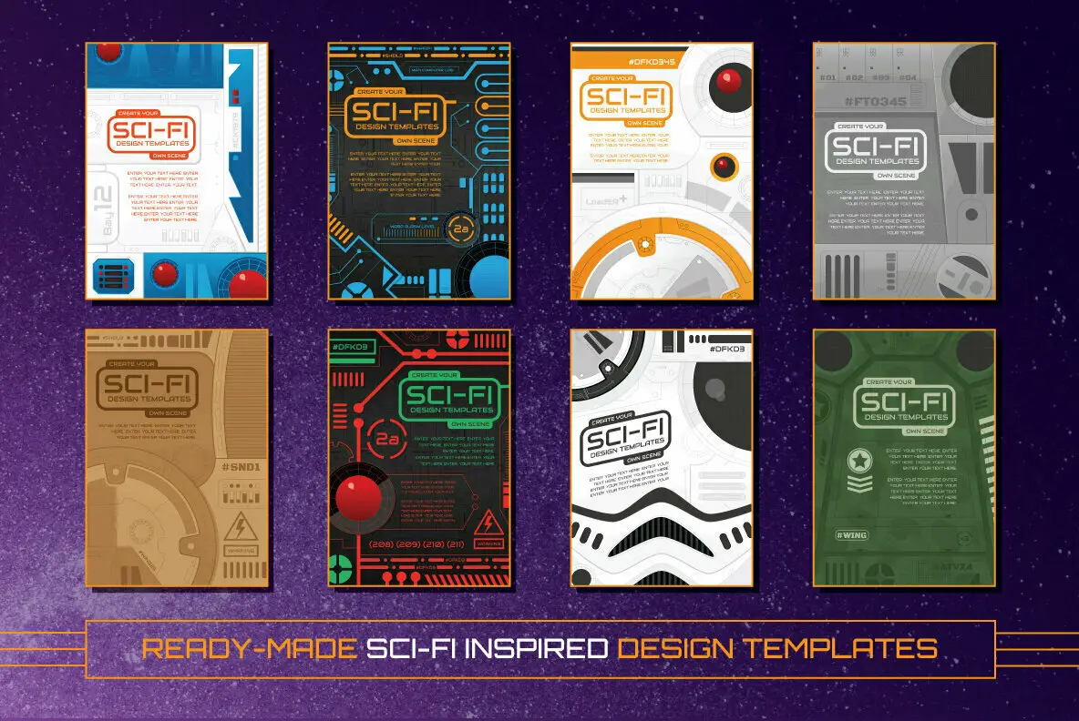 Sci-Fi Icons and Templates Font - FontPath