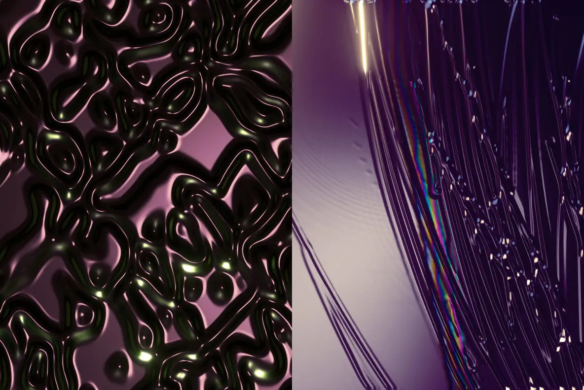 Liquid Metal Abstract - YouWorkForThem