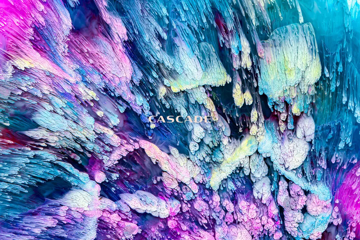 Cascade – Ink Resin Textures Graphics - YouWorkForThem