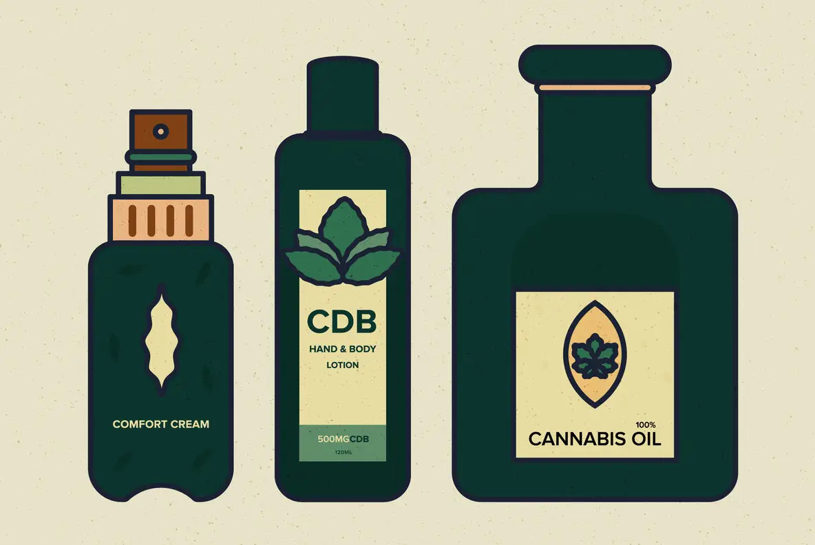 Cannabis Design Mockups Icons - YouWorkForThem