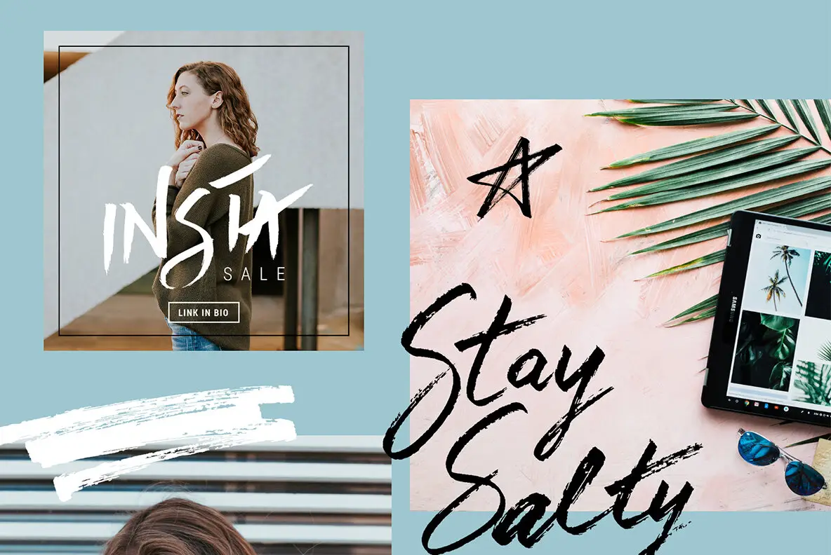 Animated Hand-Drawn Instagram Post Templates Graphics - YouWorkForThem
