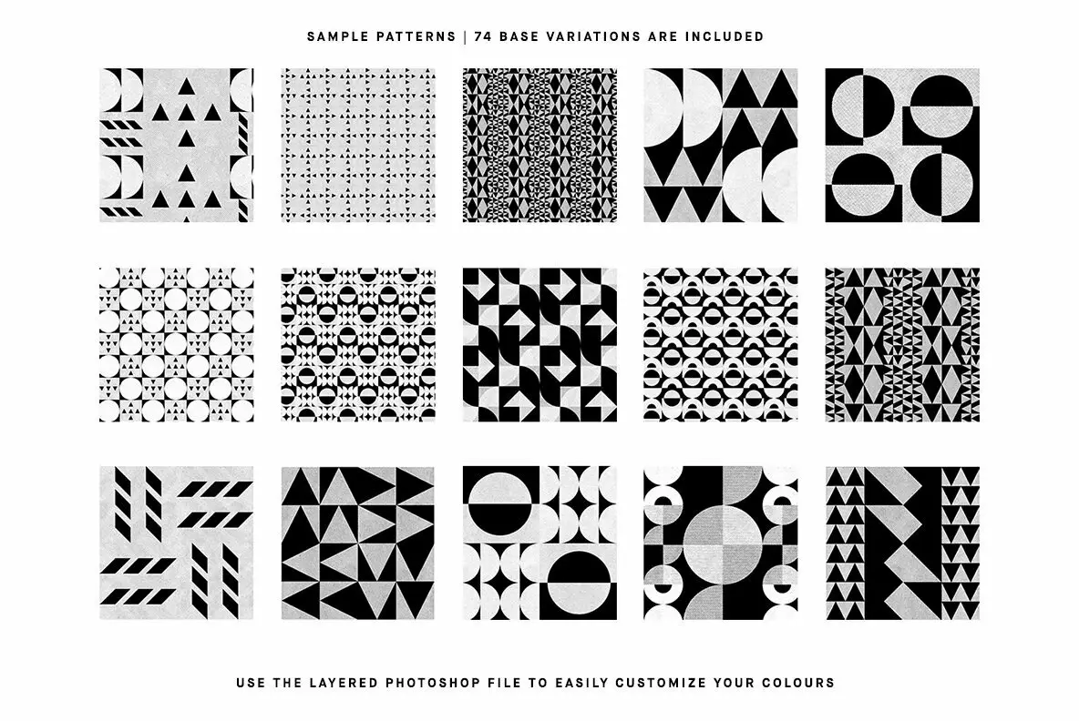 Process Pattern - Geometric Pattern Toolkit Graphics - YouWorkForThem
